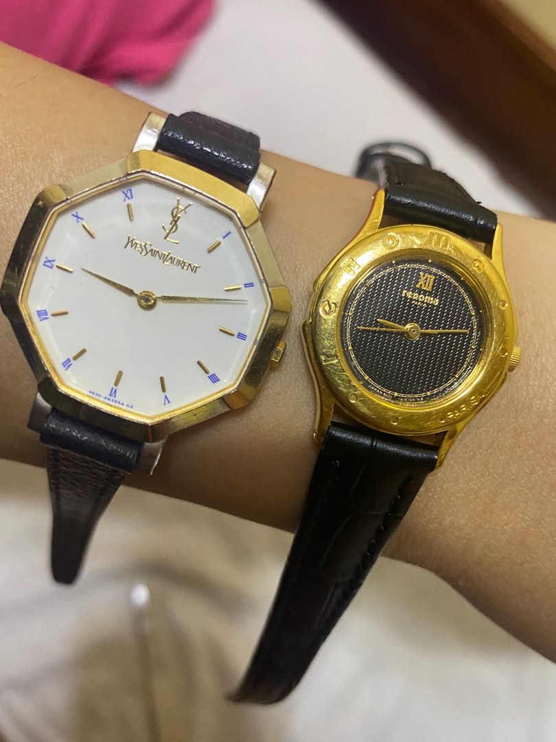 Vintage YSL and Renoma watches, Women's Fashion, Watches & Accessories ...