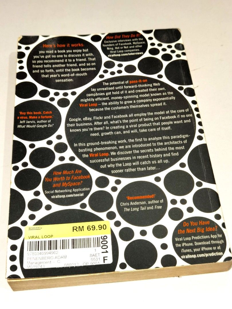 Viral Loop The Power Of Pass It On Book Adam L Penenberg, Hobbies ...