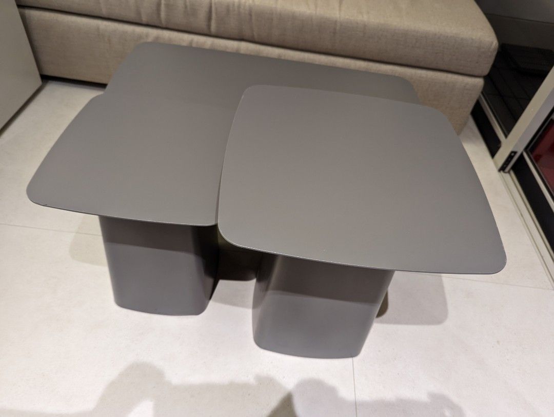 Vitra Ronan & Erwan Bouroullec outdoor table coffee antracite grey ...