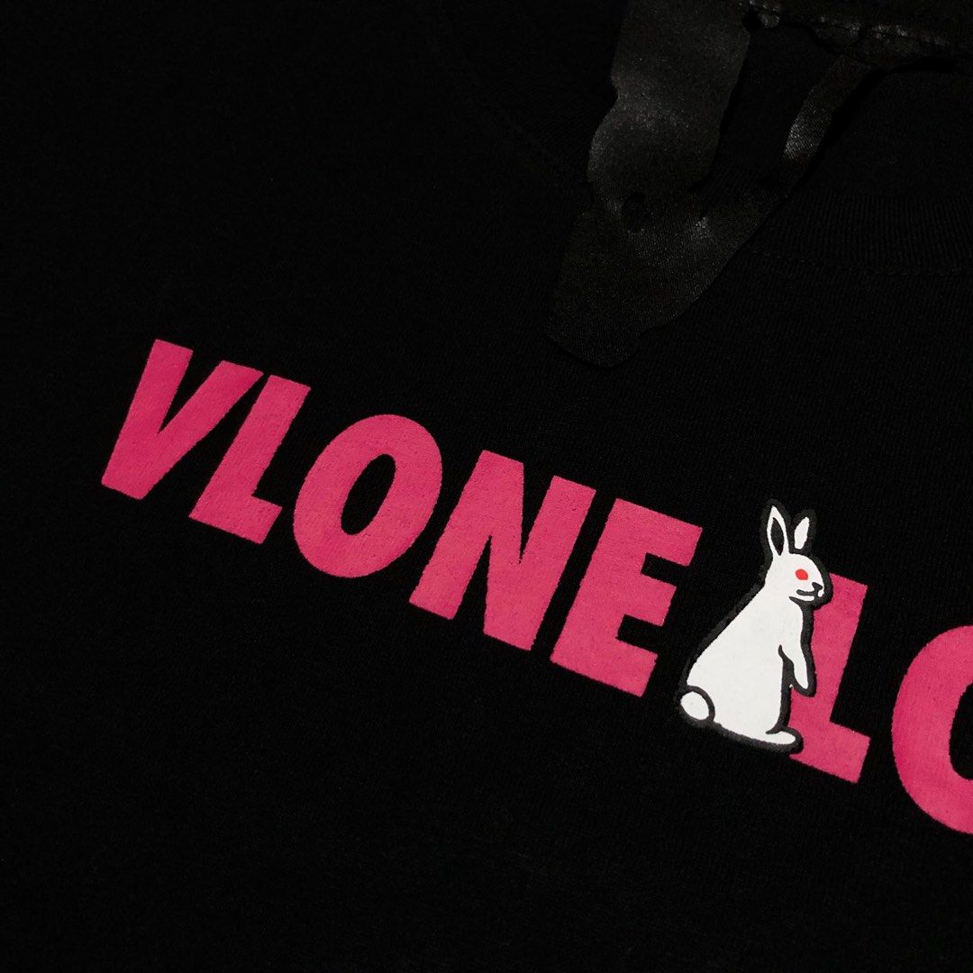 Vlone x Love Rabbits, Men's Fashion, Tops & Sets, Tshirts & Polo Shirts on Carousell