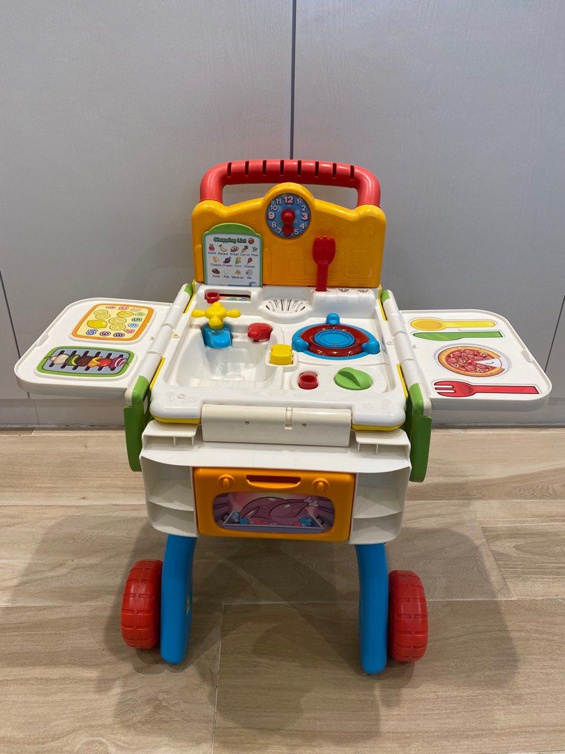 VTech 2-in-1 shop and cook playset, 兒童＆孕婦用品, 嬰兒玩具 - Carousell
