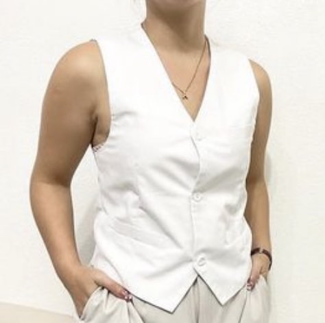 White Vest, Women's Fashion, Tops, Others Tops on Carousell