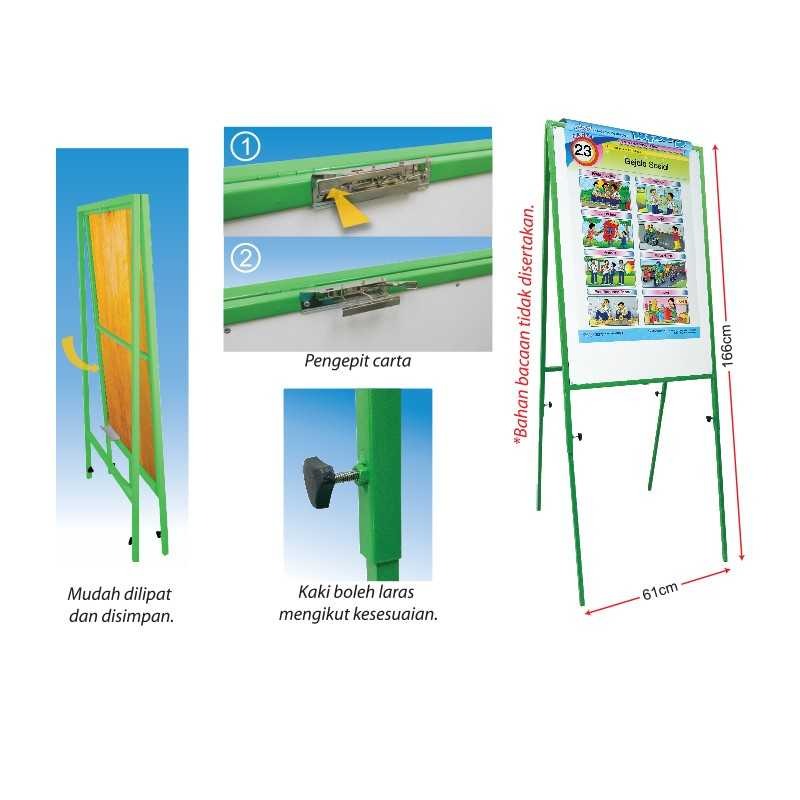 Whiteboard Flip Chart (Non Magnetic), Hobbies & Toys, Stationery ...