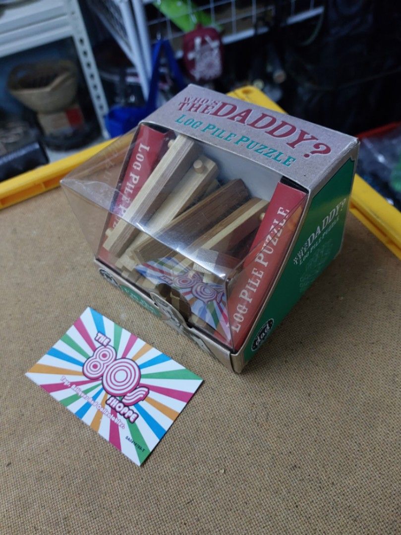 Who's the Daddy Log Pile Wooden Puzzle, Hobbies & Toys, Toys & Games on ...