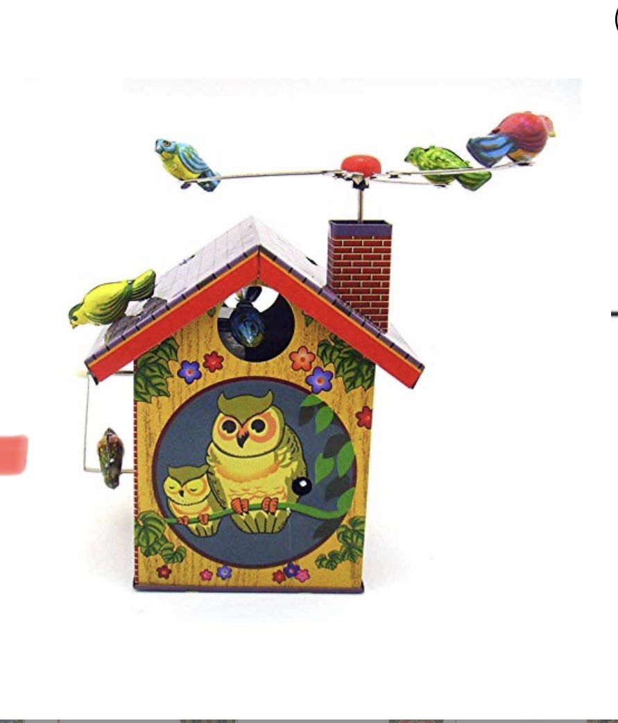 Wind up tin toy - Bird Home/Cuckoo Clock, Hobbies & Toys, Toys & Games ...
