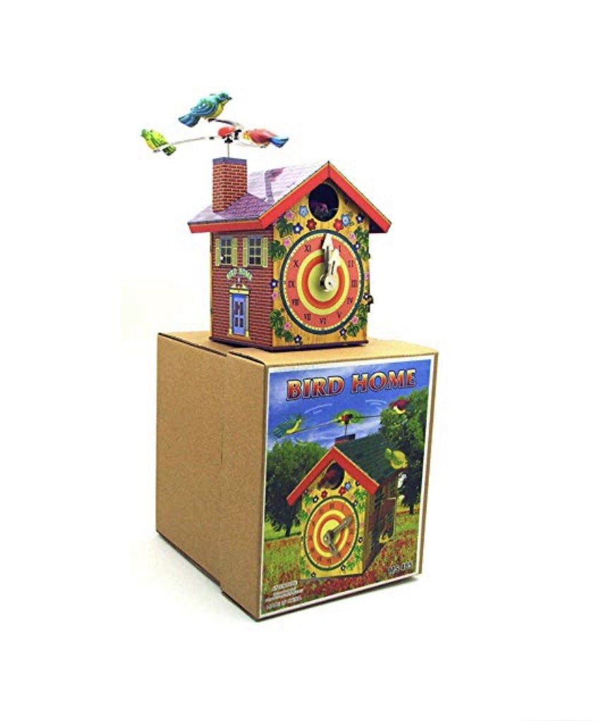 Wind up tin toy - Bird Home/Cuckoo Clock, Hobbies & Toys, Toys & Games ...