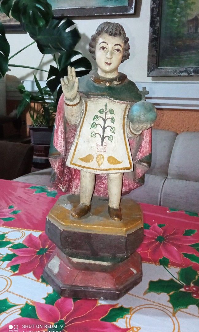 Wooden vintage sto.nino, Hobbies & Toys, Memorabilia & Collectibles ...