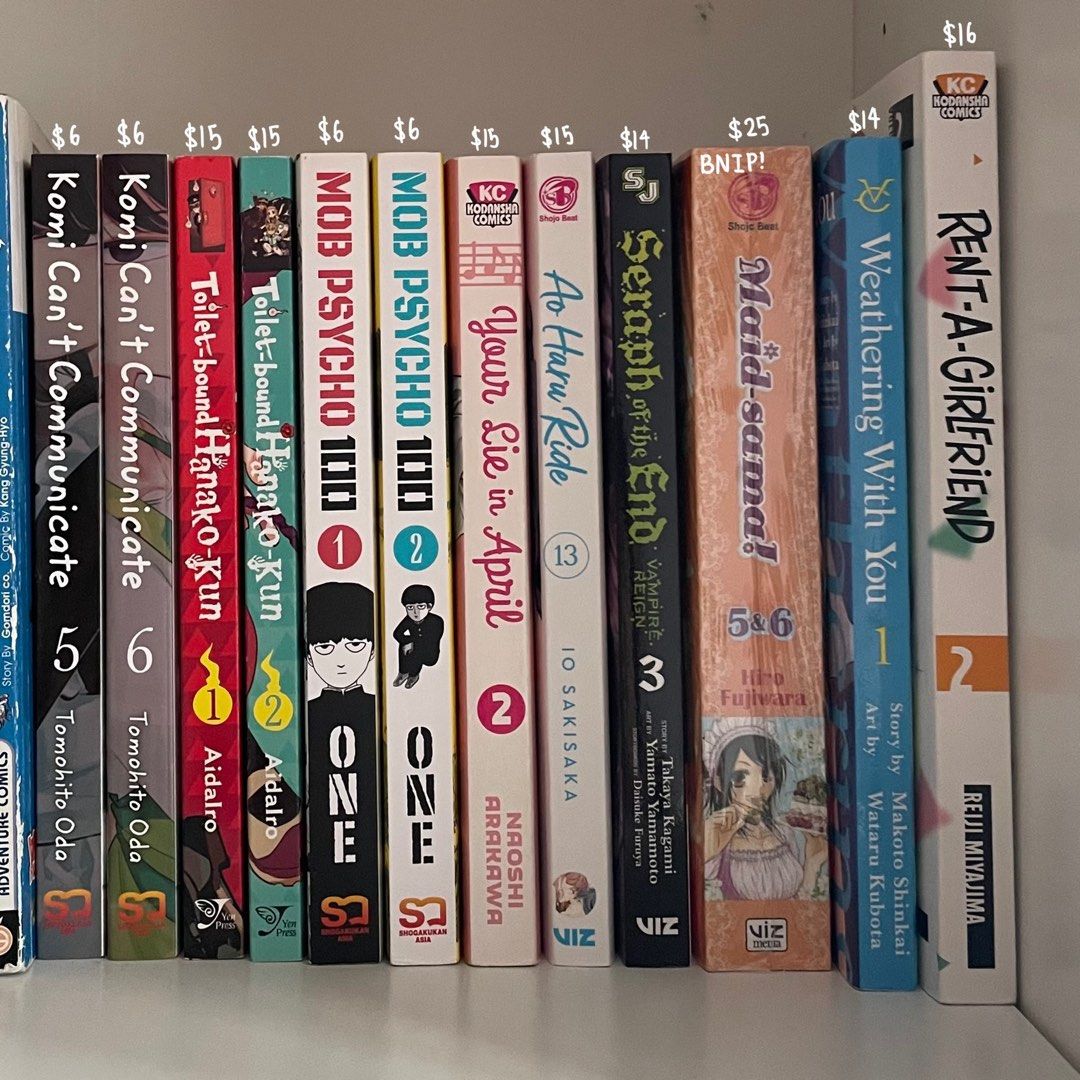 wts/wtt/lfb assorted cheap mangas komi can’t communicate toilet bound ...