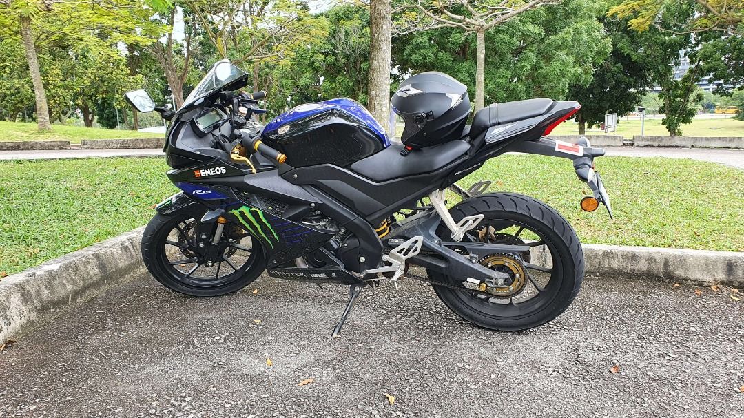 Yamaha YZF R15 Monster Edition, Motorbikes on Carousell