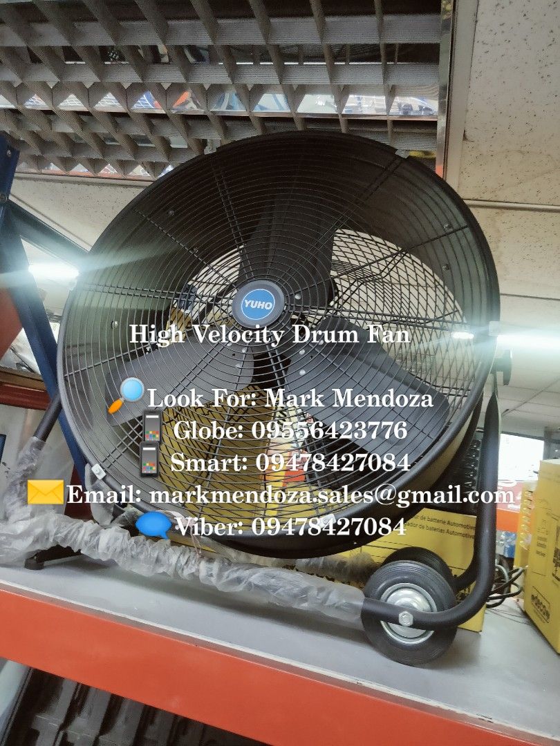 YUHO High Velocity Drum Fan, Commercial & Industrial, Industrial ...