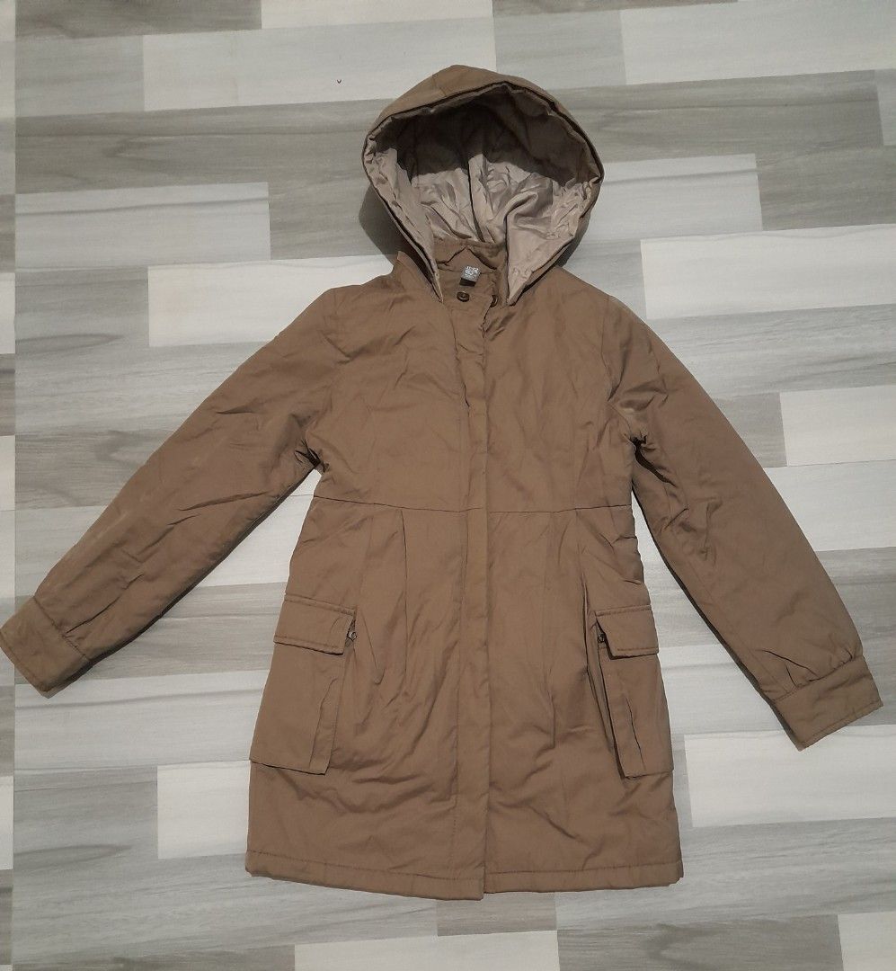 Zara Brown Winter Jacket, Women's Fashion, Coats, Jackets and Outerwear ...