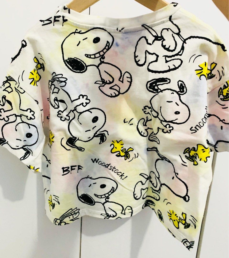 Zara x Peanuts Collab Snoopy Top, Women's Fashion, Tops, Blouses on ...