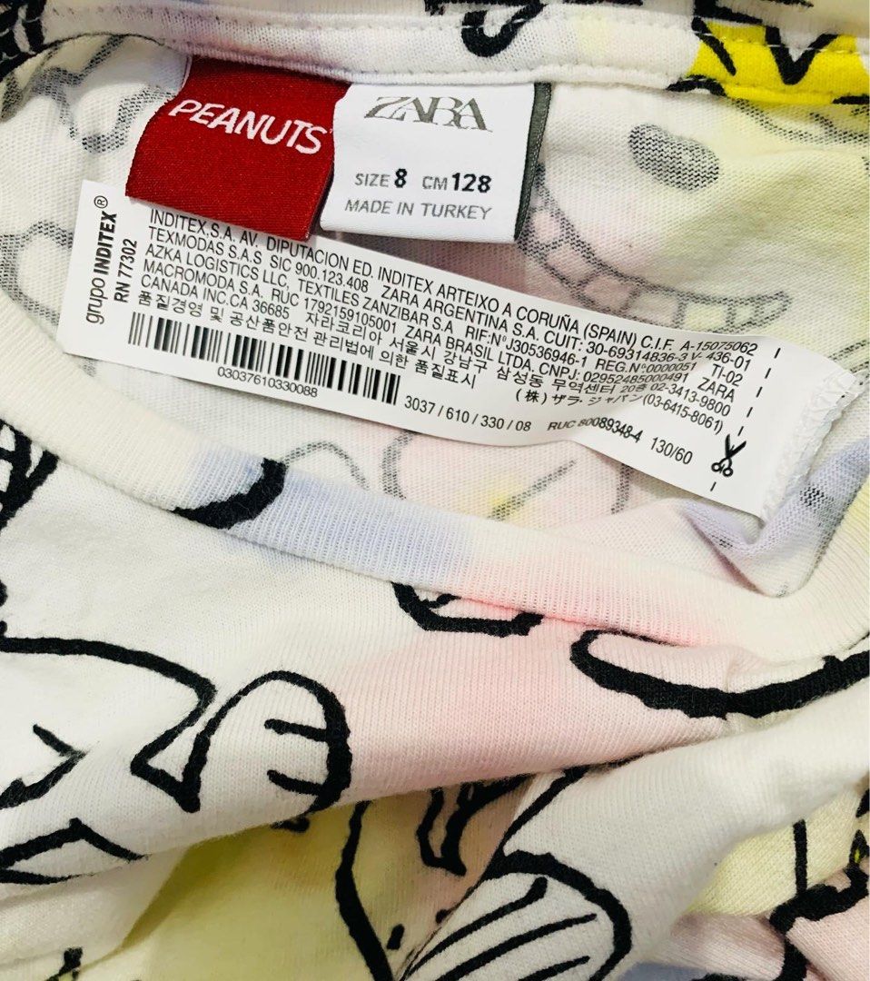 Zara x Peanuts Collab Snoopy Top, Women's Fashion, Tops, Blouses on ...