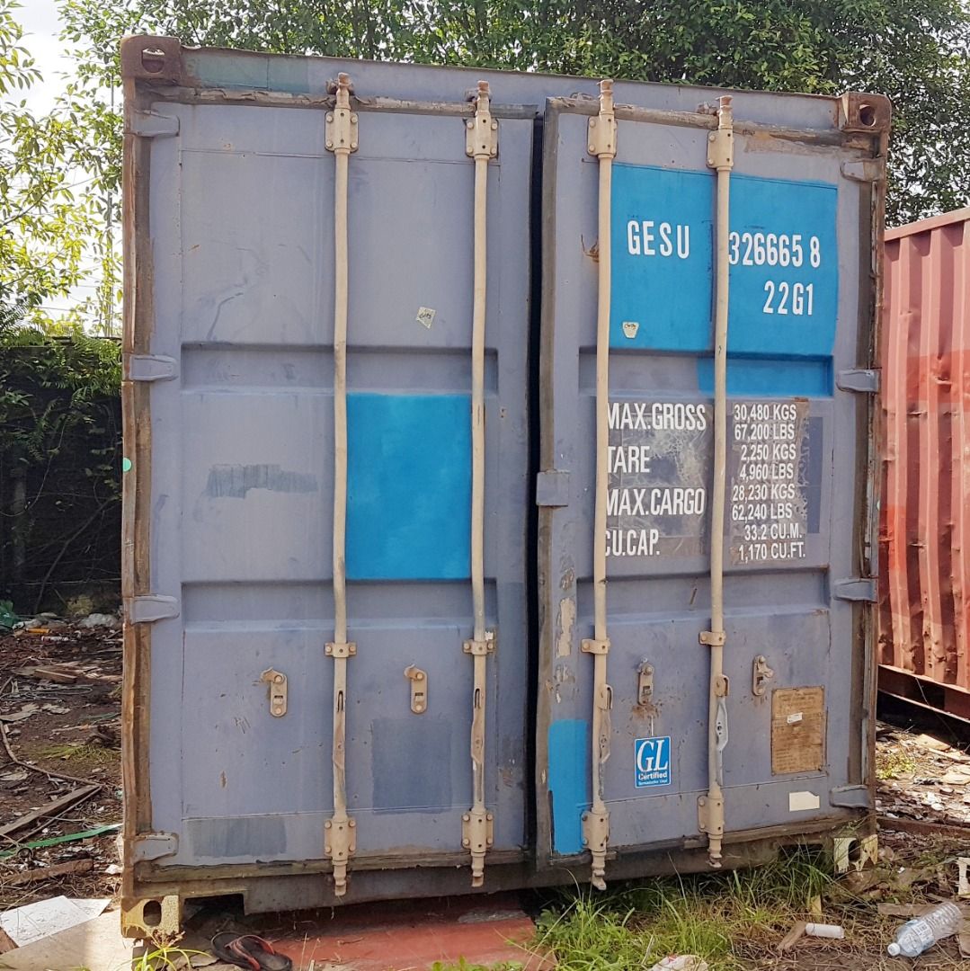 #0084 - 20ft GP Used Shipping Container for Sale, Furniture & Home ...