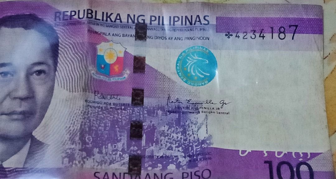 100 pesos year 2018 Philippine banknote (star note serial), Hobbies ...