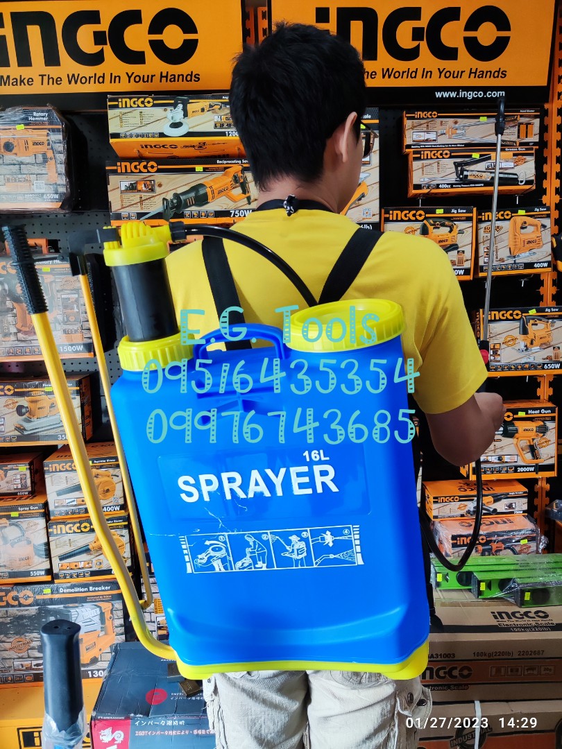 16.0L Manual Knapsack Sprayer / Plant Sprayer (MKS-16L), Furniture ...