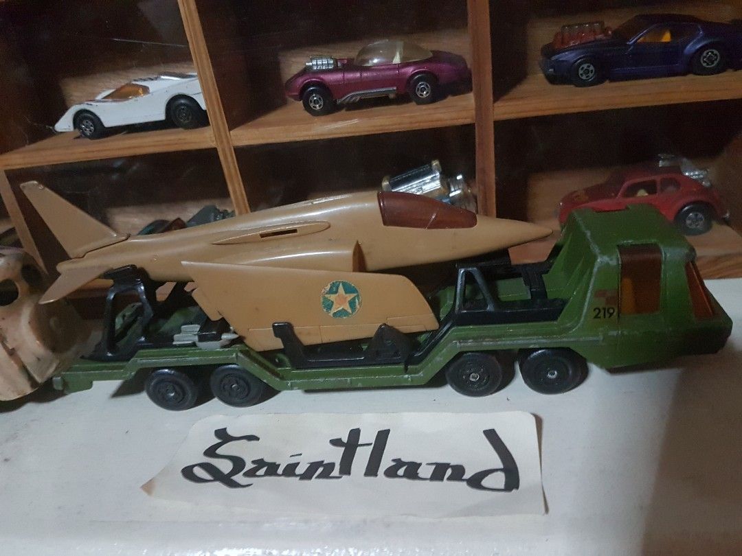 1975 LESNEY MATCHBOX ENGLAND SUPER KINGS AIRCRAFT TRANSPORTER DIECAST ...