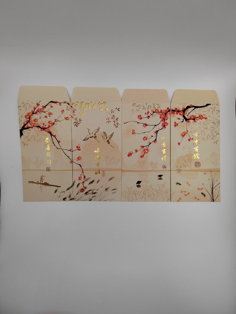 2020 MUFG Bank of Tokyo Angpao Angpaw Red Packets (1 pack 8 pcs ...