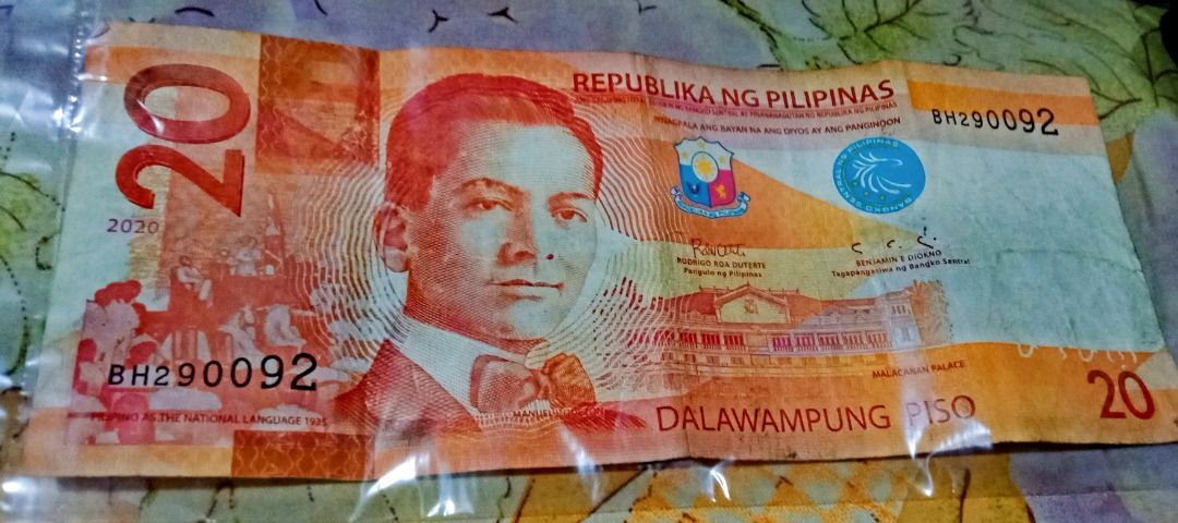 20 peso Philippine banknote w/ fancy serials, Hobbies & Toys ...