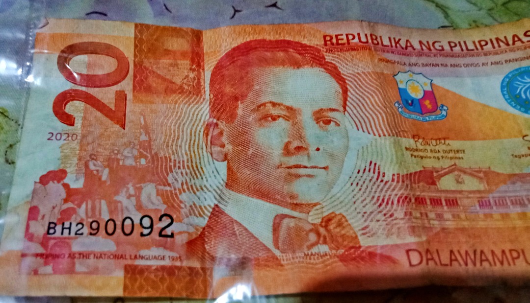 20 peso Philippine banknote w/ fancy serials, Hobbies & Toys ...