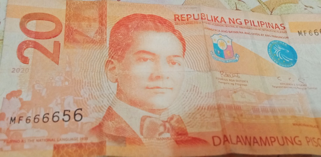 20 peso year 2020 Philippine banknote (fancy serials), Hobbies & Toys ...