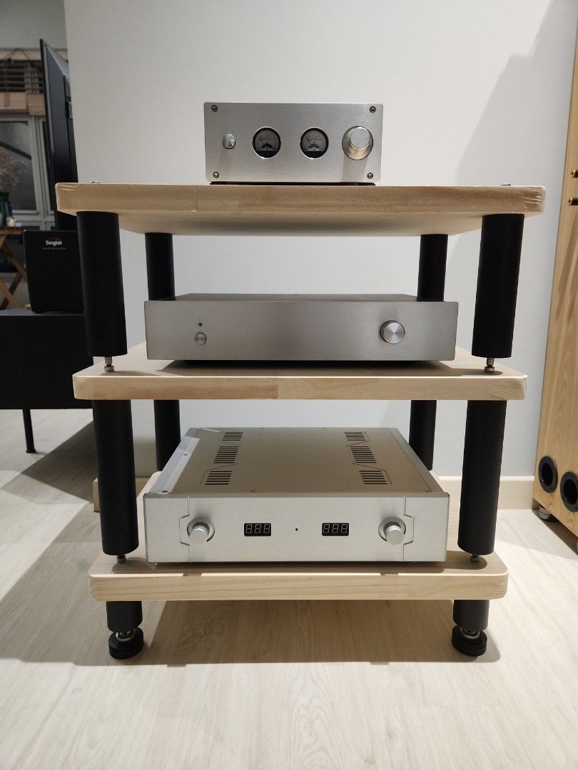 3-Tier Audio rack shelve for hifi amp preamp dac, Audio, Other Audio ...