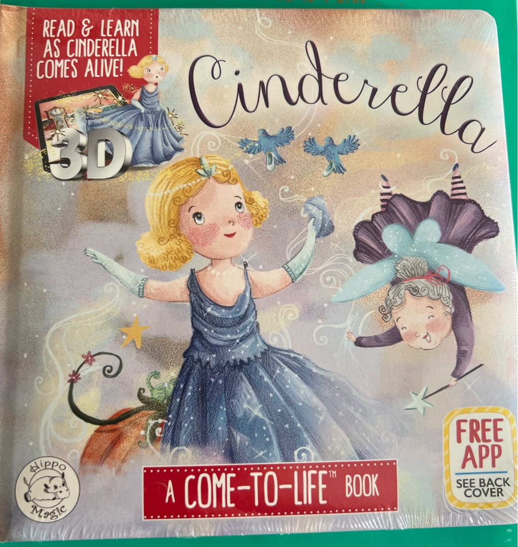 4D Cinderella children book, Hobbies & Toys, Books & Magazines ...