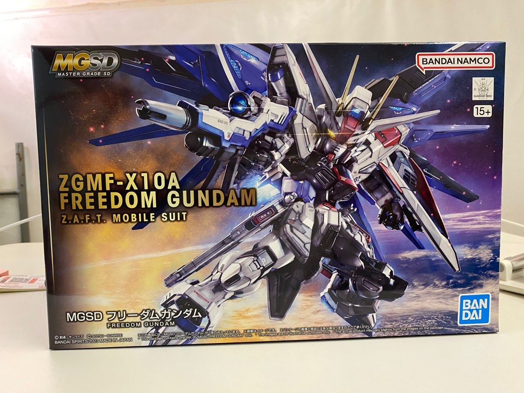 BANDAI MASTER GRADE SD FREEDOM GUNDAM MGSD 自由高達, 預購 - Carousell