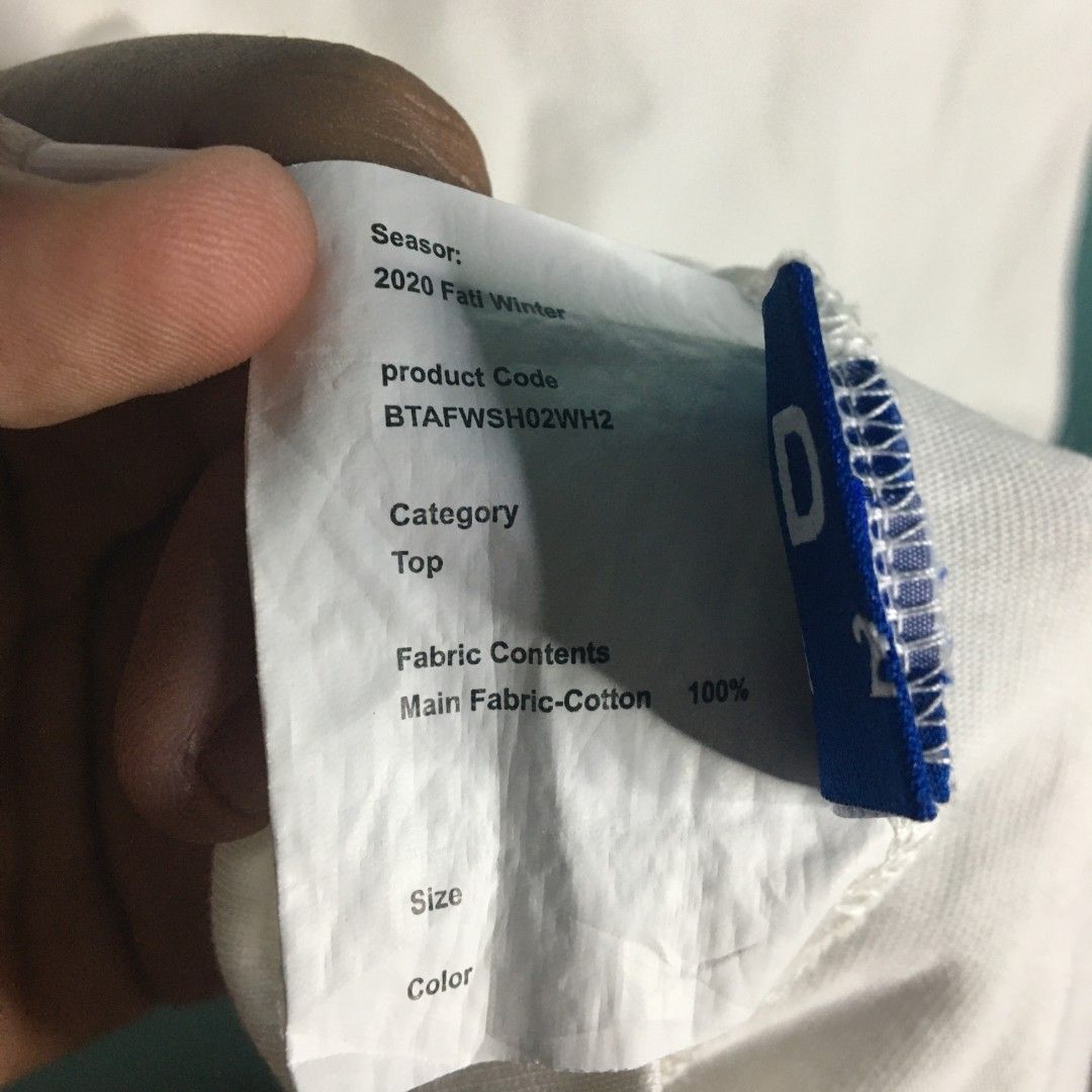 Ader Error Script Embroid Tee, Men's Fashion, Tops & Sets, Tshirts ...