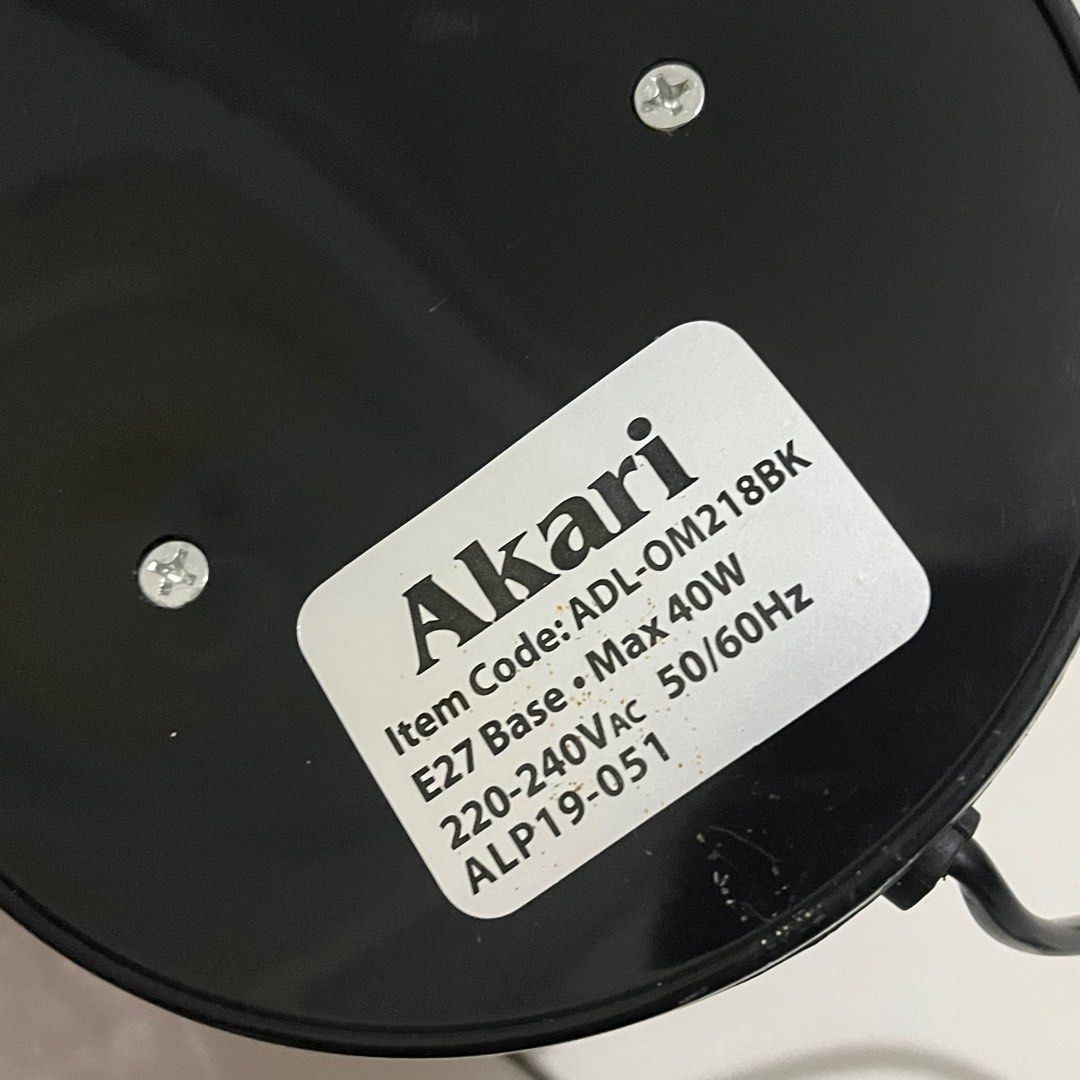 Akari Desk Lamp, Furniture & Home Living, Lighting & Fans, Lighting on ...