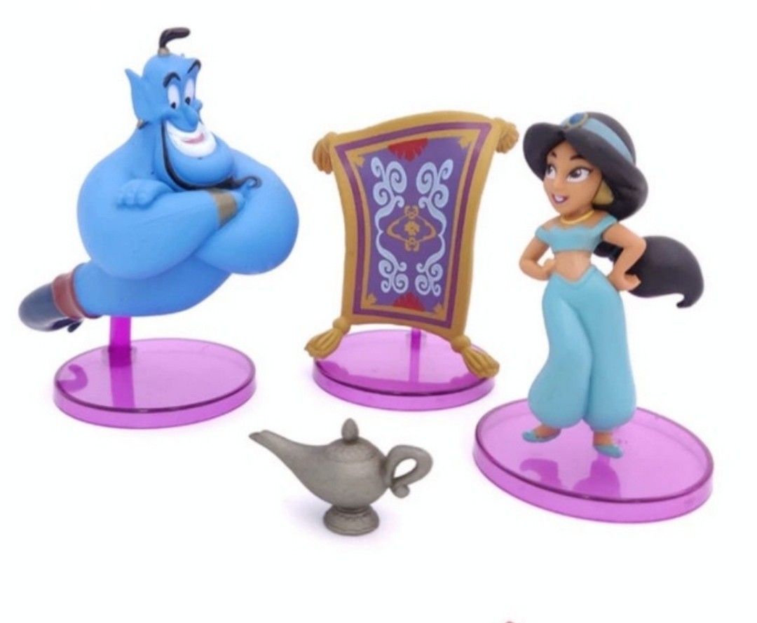 Aladdin Figurines Display Set Toys Birthday Cake Topper Princess ...
