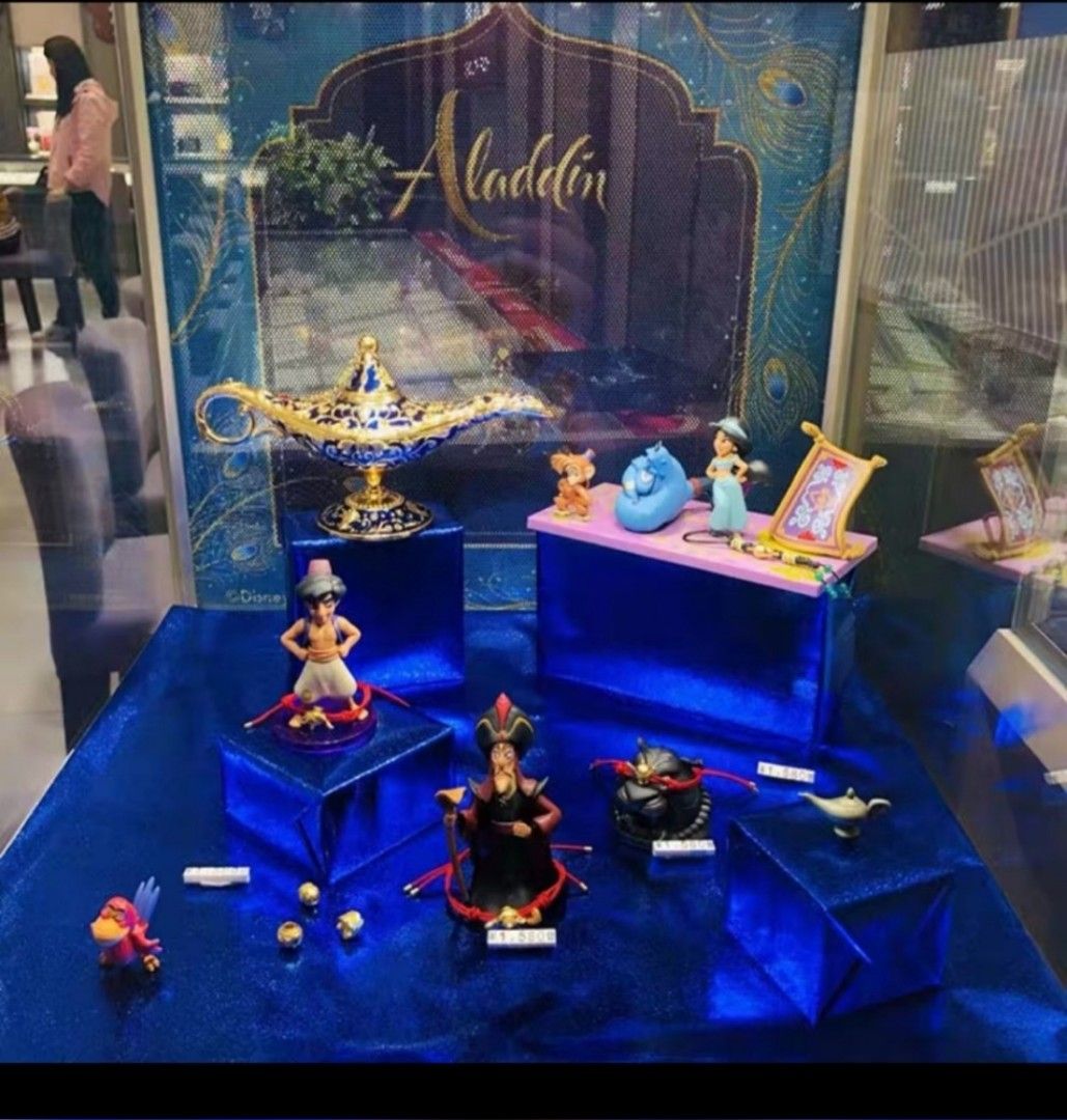 Aladdin Figurines Display Set Toys Birthday Cake Topper Princess ...