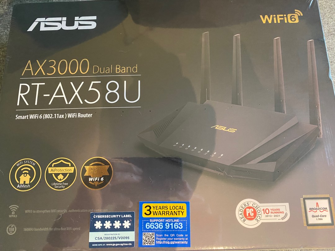 ASUS RT-AX3000 Router, Computers & Tech, Office & Business Technology ...