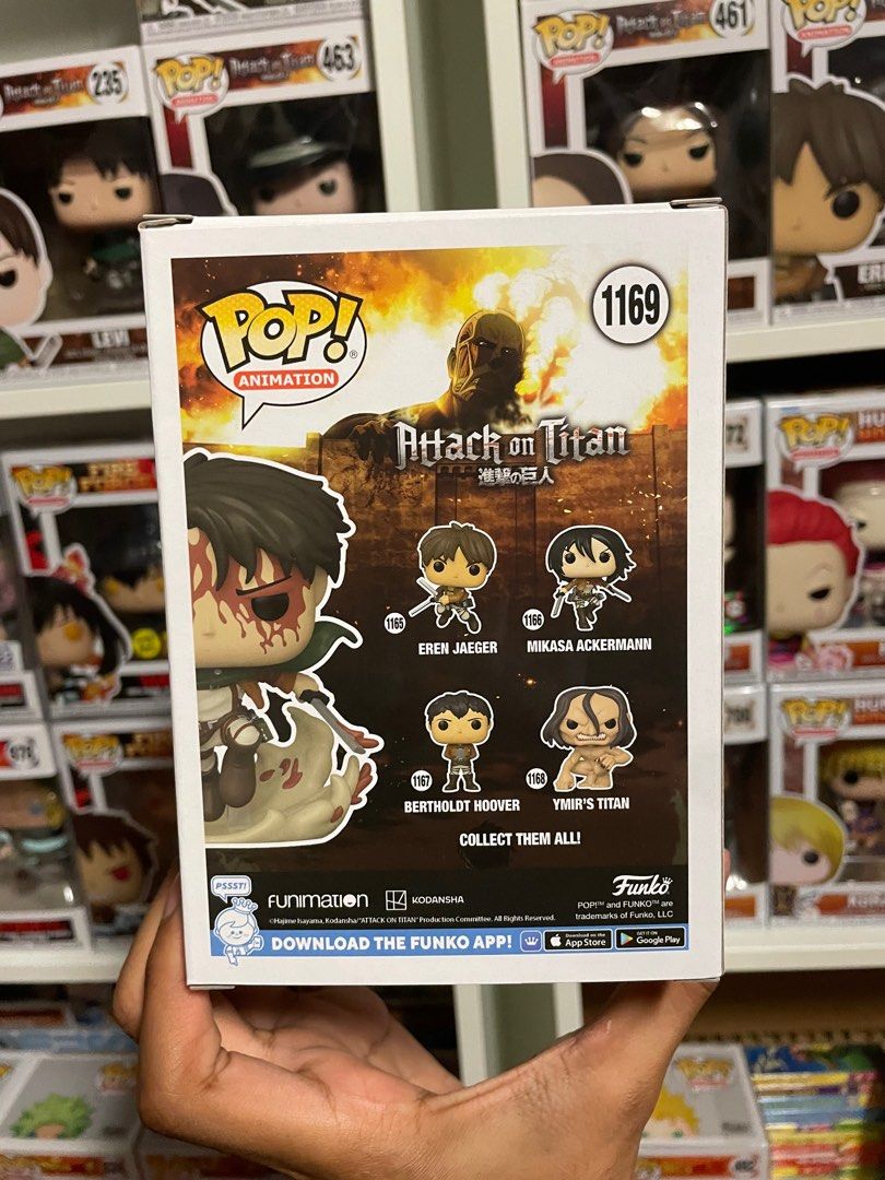 Attack On Titan Battle Levi Funko Pop - Anime, Hobbies & Toys, Toys ...
