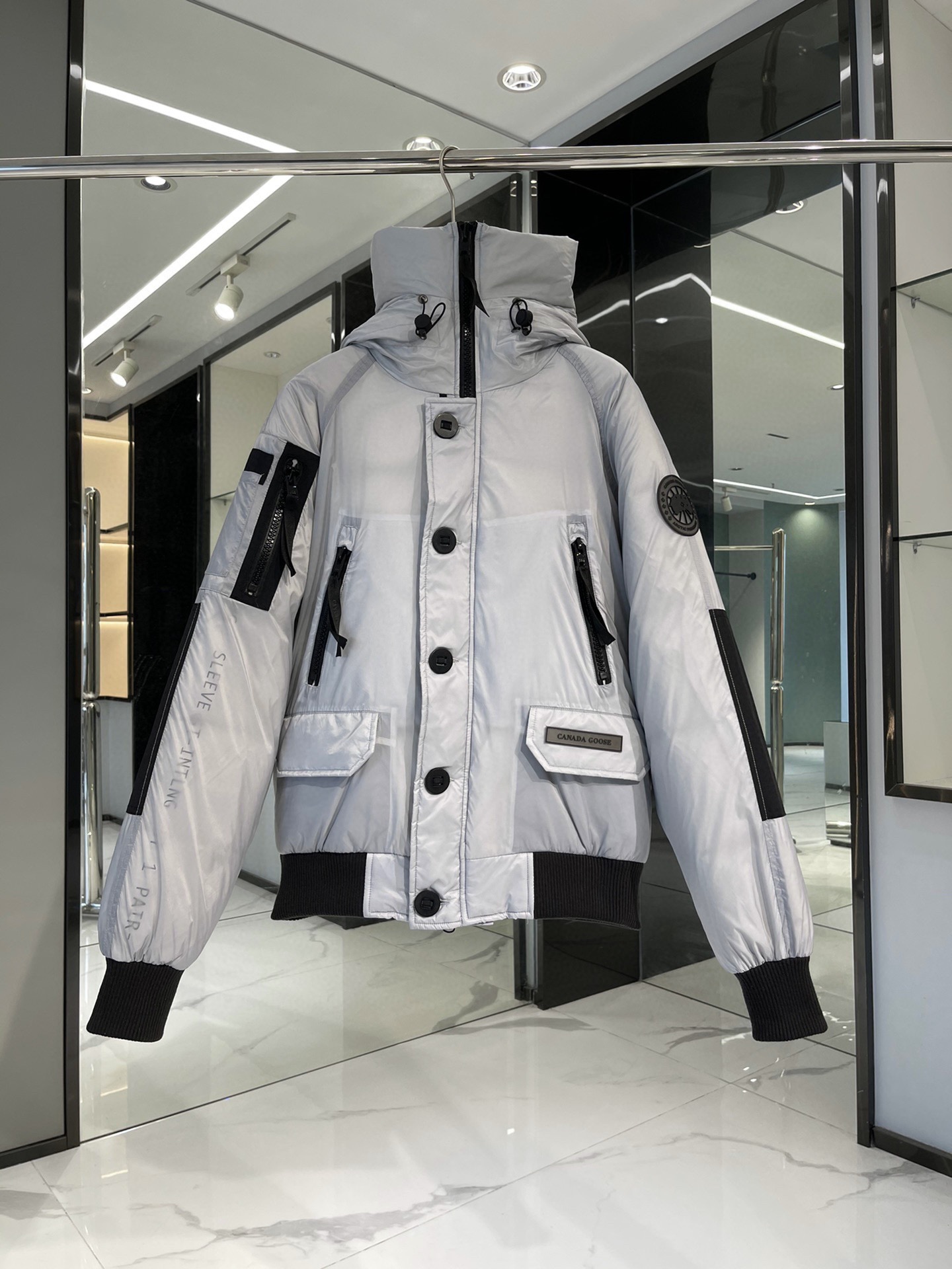 Authentic Goose X-Ray Chilliwack limited perspective bomber jacket ...