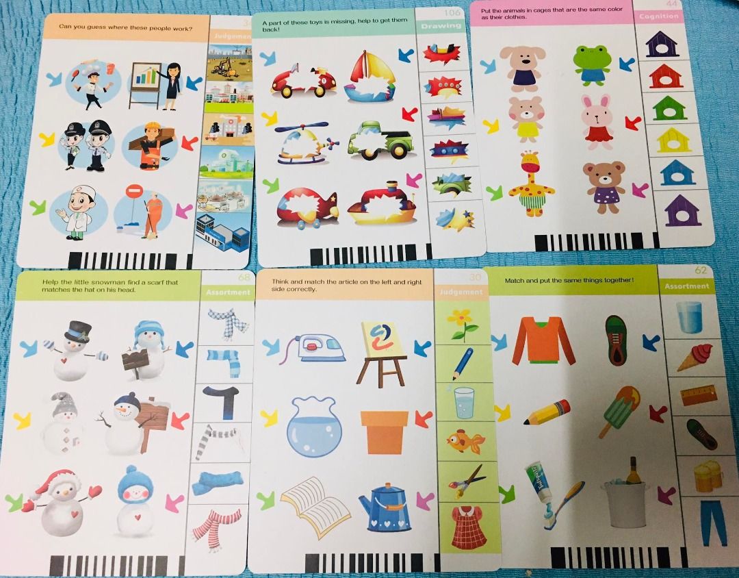 Baby Educational Flash Cards Bundle 2 (120 questions), Hobbies & Toys ...