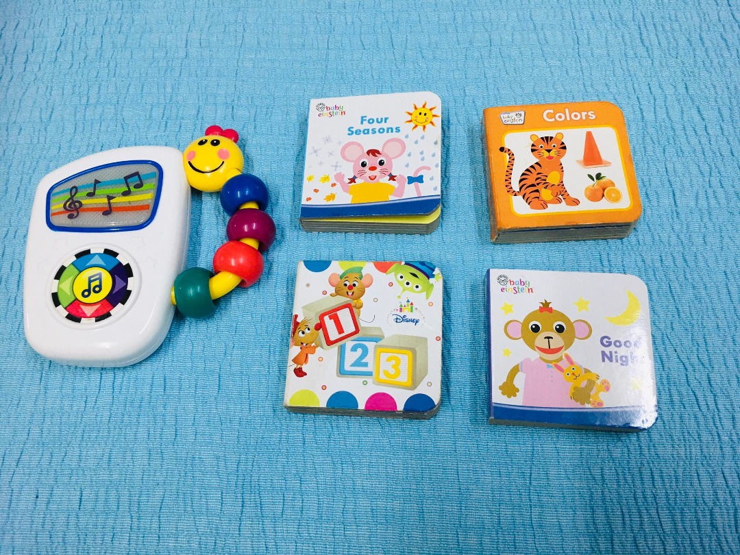Baby Einstein Take Along Musical Toy with Books - Bundle A, Babies ...