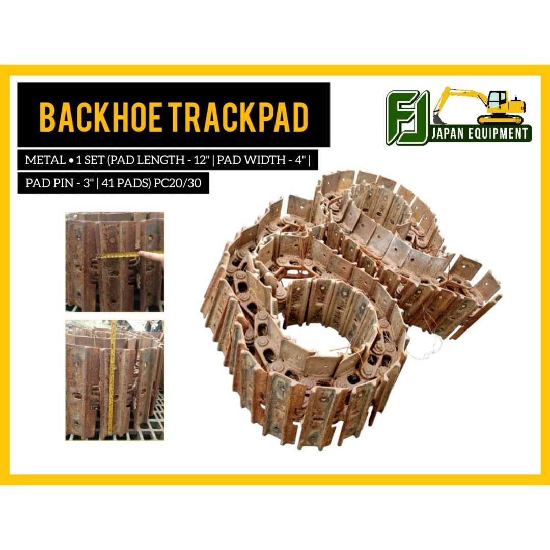 BACKHOE TRACKPAD SET, Commercial & Industrial, Construction & Building ...