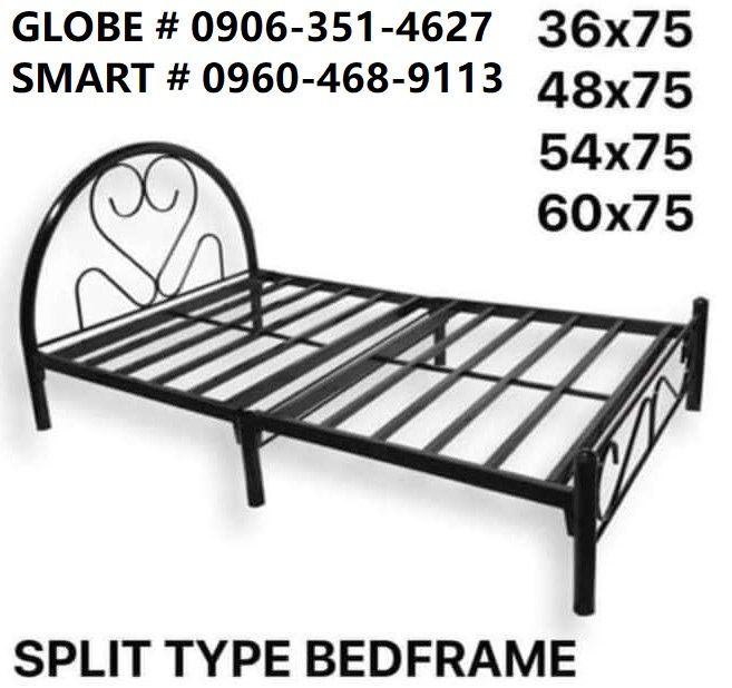 beds double deck SINGLE BED FRAME (SPLIT TYPE) HEAVY DUTY FRAME stock ...