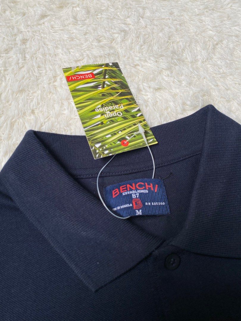 BENCH POLO SHIRT FOR MEN BLUE ORIGINAL on Carousell