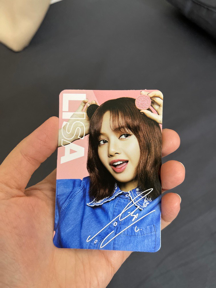 Blackpink Lisa Collection Card, Hobbies & Toys, Music & Media, Music ...