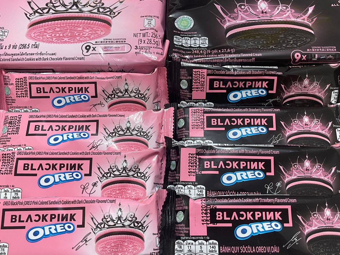 Blackpink Oreo, Food & Drinks, Packaged & Instant Food on Carousell