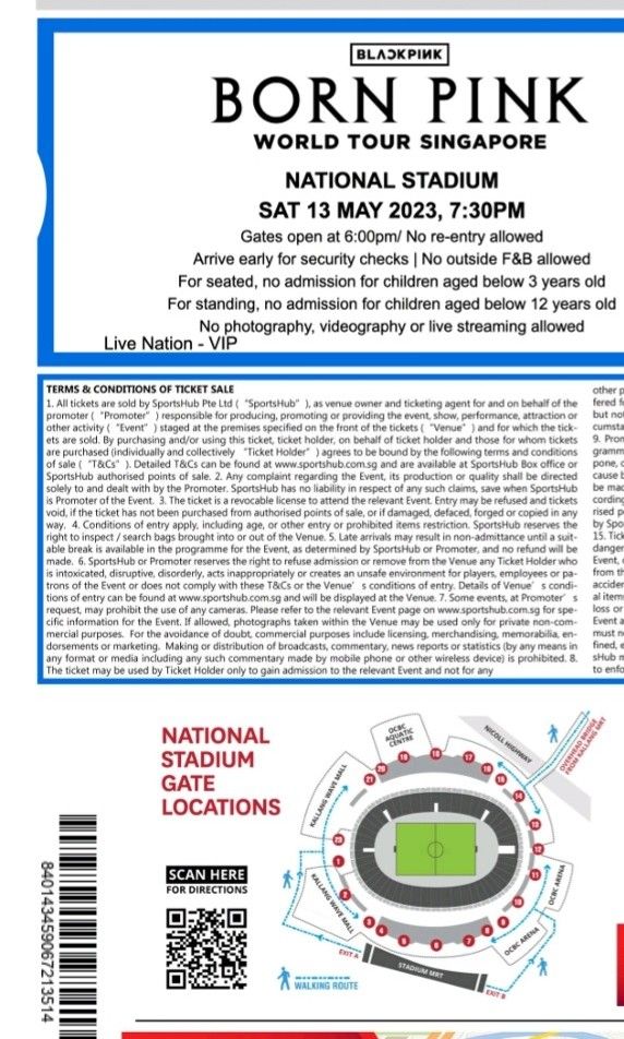 BLACKPINK VIP SoundCheck in SINGAPORE, Tickets & Vouchers, Event ...