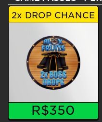BLOX FRUITS - 2X DROP CHANCE, Video Gaming, Gaming Accessories, In-Game ...