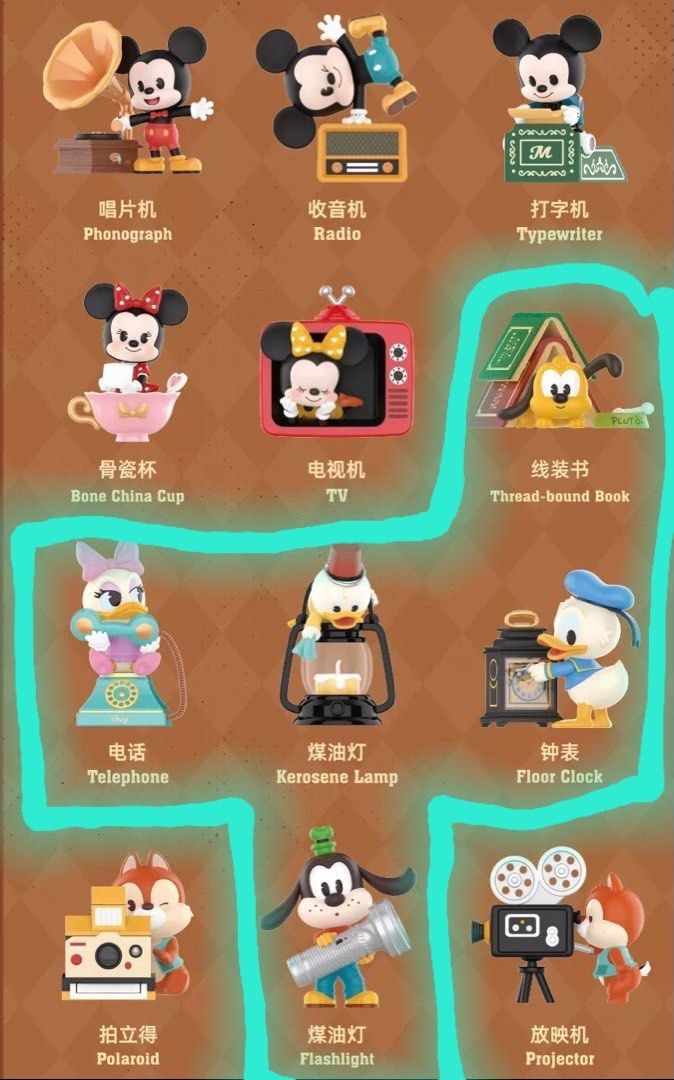 BN Ancient Times Mickey Mouse & Friends figures Popmart, Hobbies & Toys ...