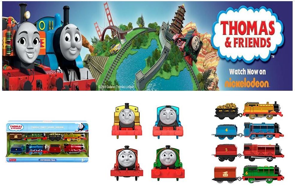 BNIB: Fisher Price Thomas and Friends Set of 4 Toy Trains, Thomas Percy ...