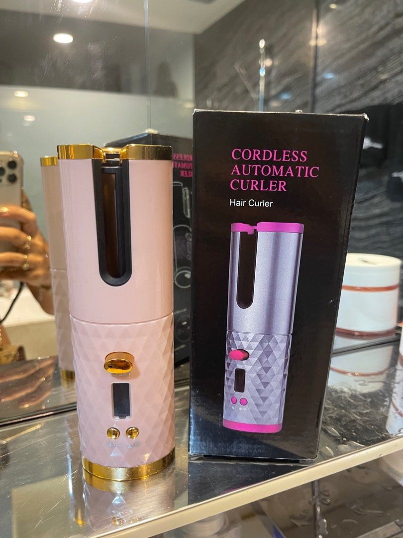 Brand new automatic cordless hair curler $120 new, Beauty & Personal ...