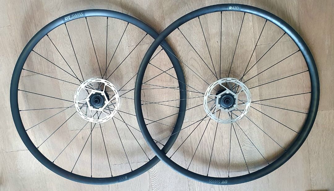 [Brand New] DT Swiss R470 Wheelset (Disc Brake), Sports Equipment ...