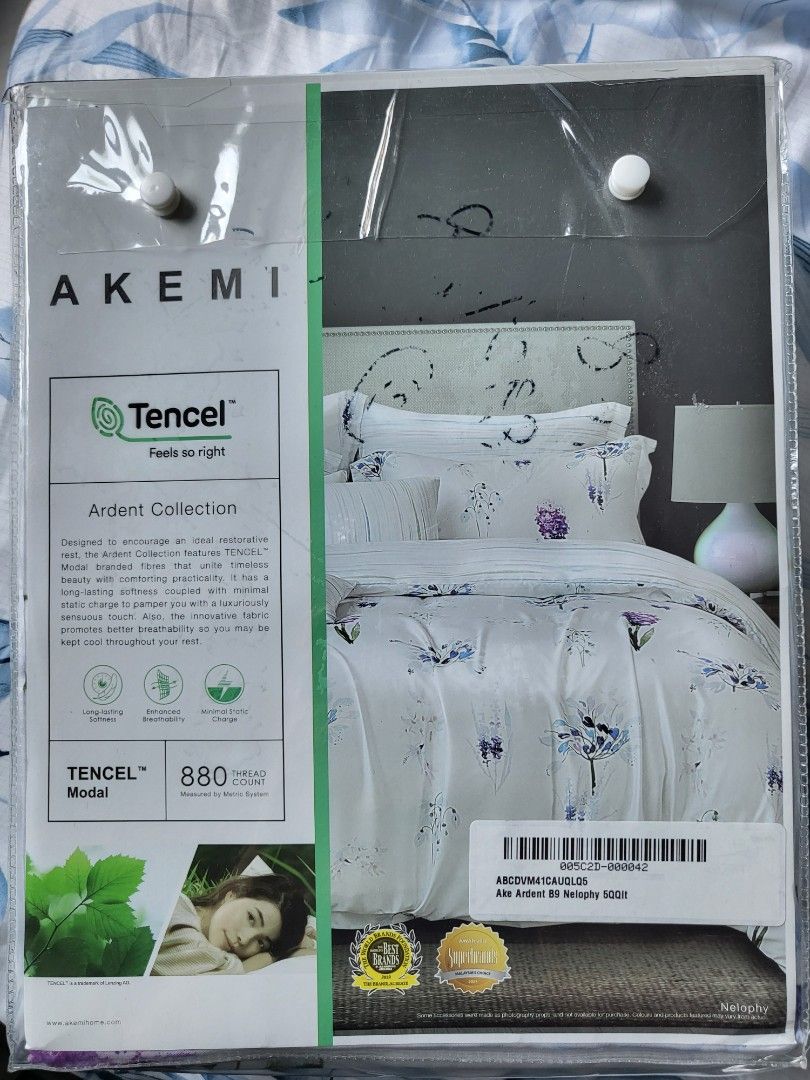 Brand New Akemi Tencel Modal Queen Quilt Cover Set, Furniture & Home Living, Bedding & Towels on ...
