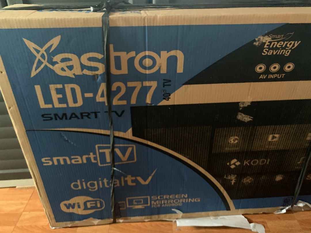 Brandnew ASTRON 40inches SMART TV, TV & Home Appliances, TV ...
